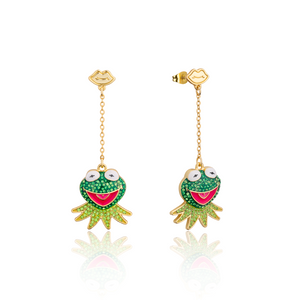 Disney The Muppets Kermit Crystal Drop Earrings