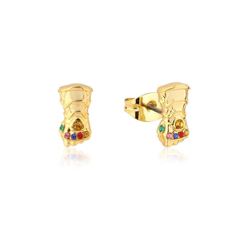Marvel Infinity Gauntlet Crystal Stud Earrings